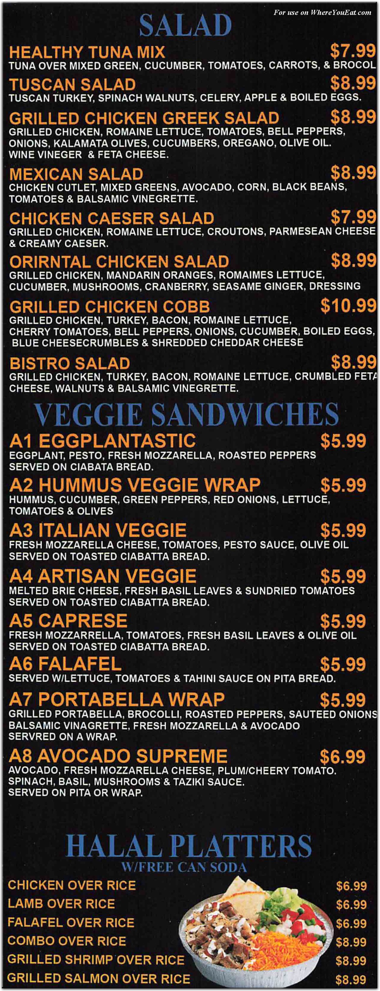 Organic R Us Restaurant in Queens / Menus & Photos