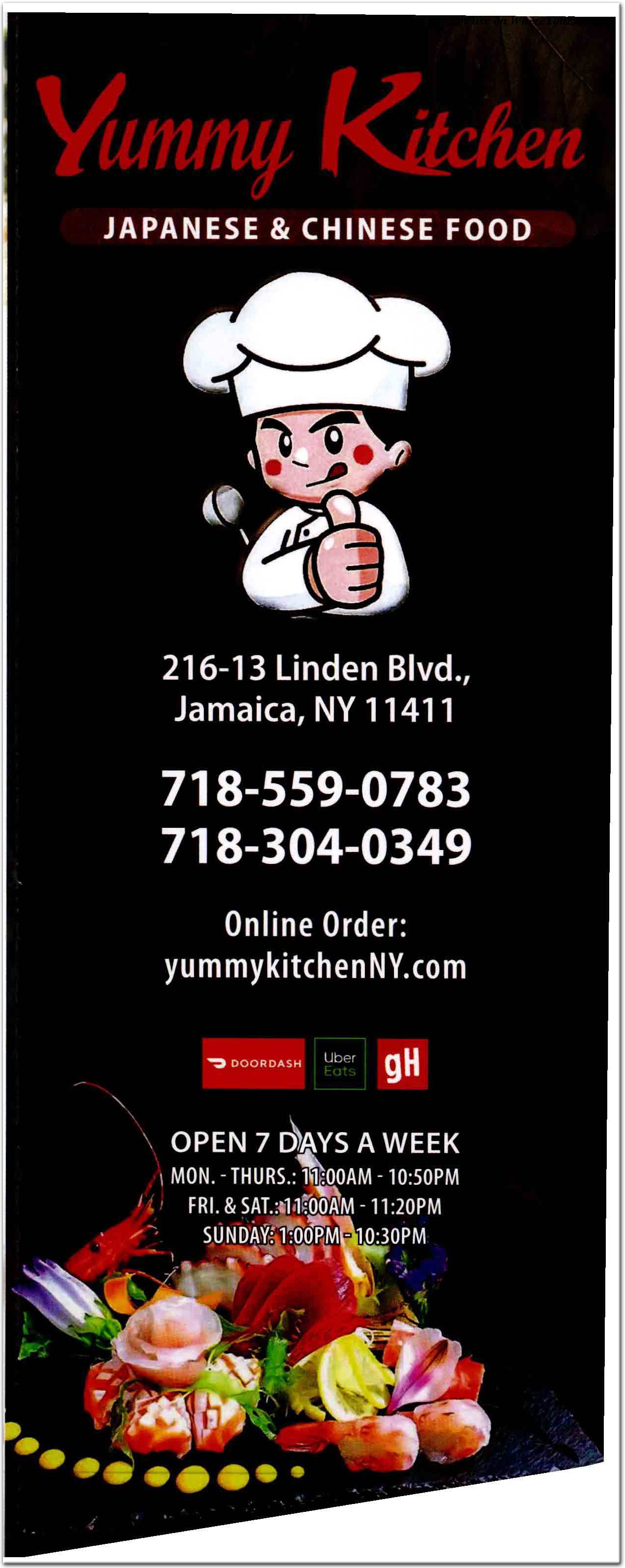 Yummy Kitchen Restaurant in Queens / Menus & Photos