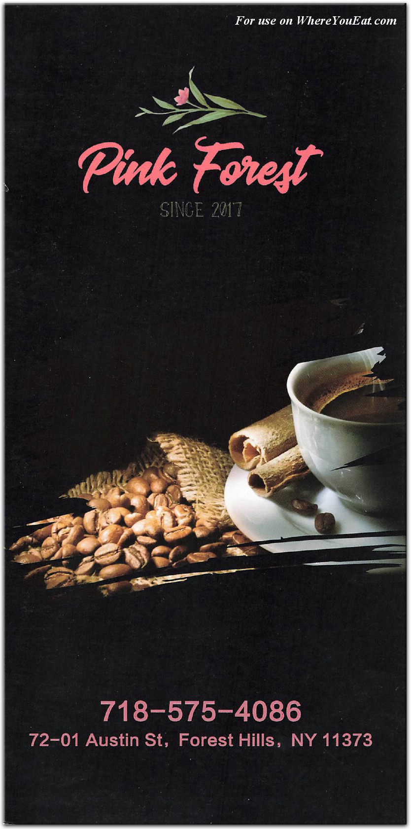 Pink Forest Restaurant in Queens / Menus & Photos