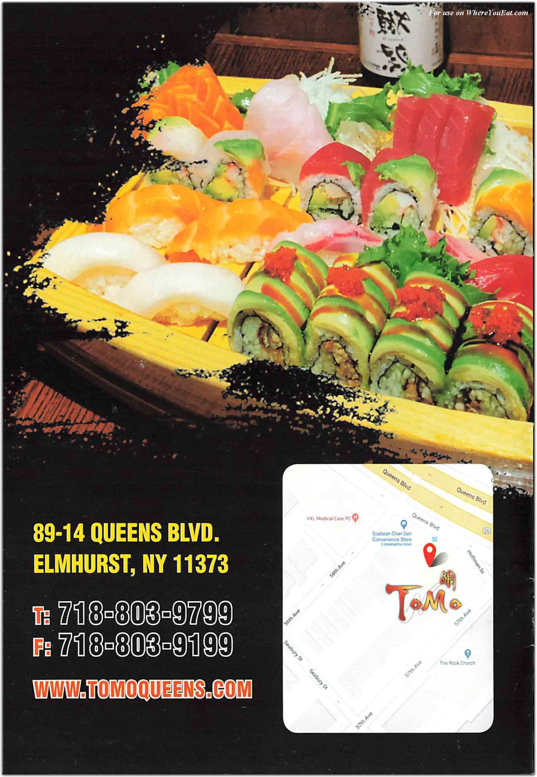 Tomo Restaurant in Queens / Menus & Photos