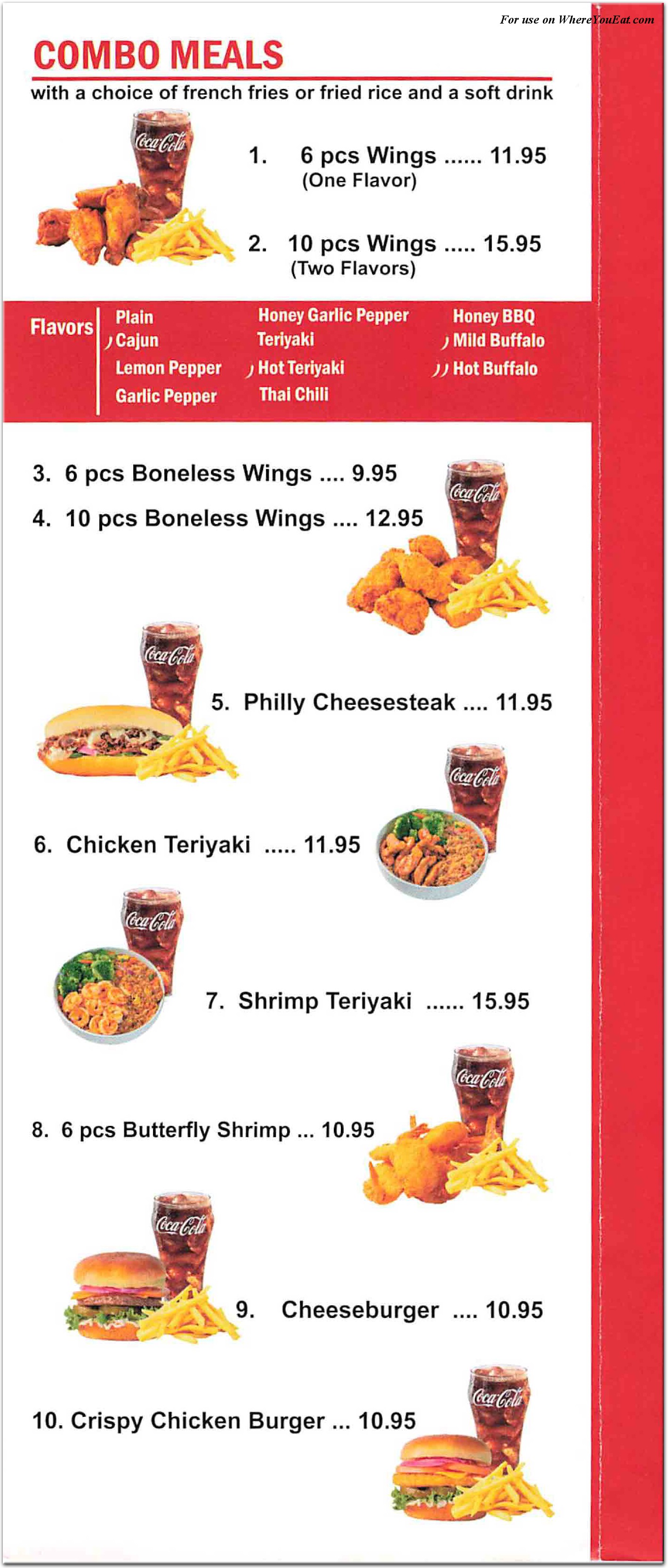 Wing Spots Restaurant in Queens / Menus & Photos