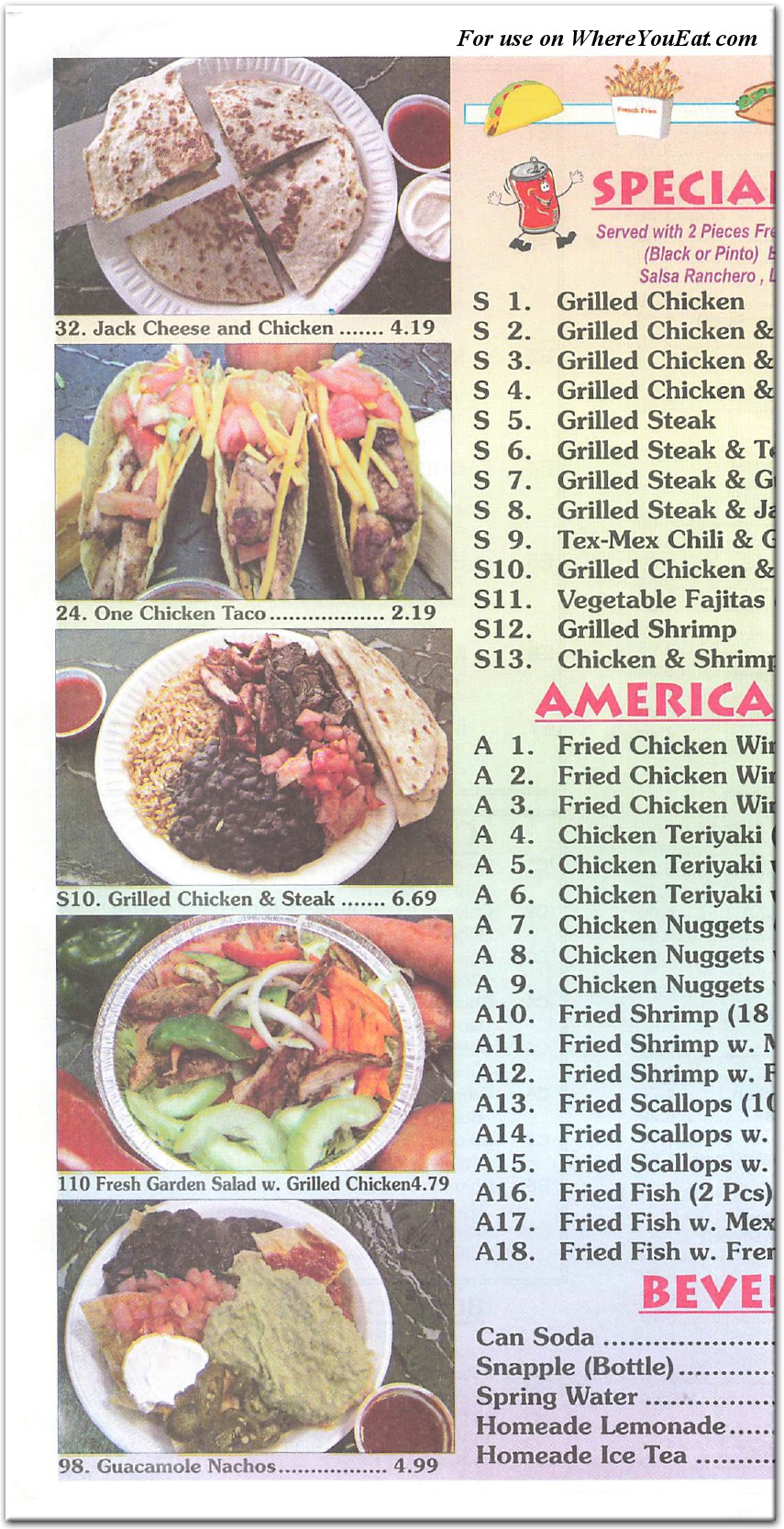 Yummy Taco Restaurant in Queens / Menus & Photos