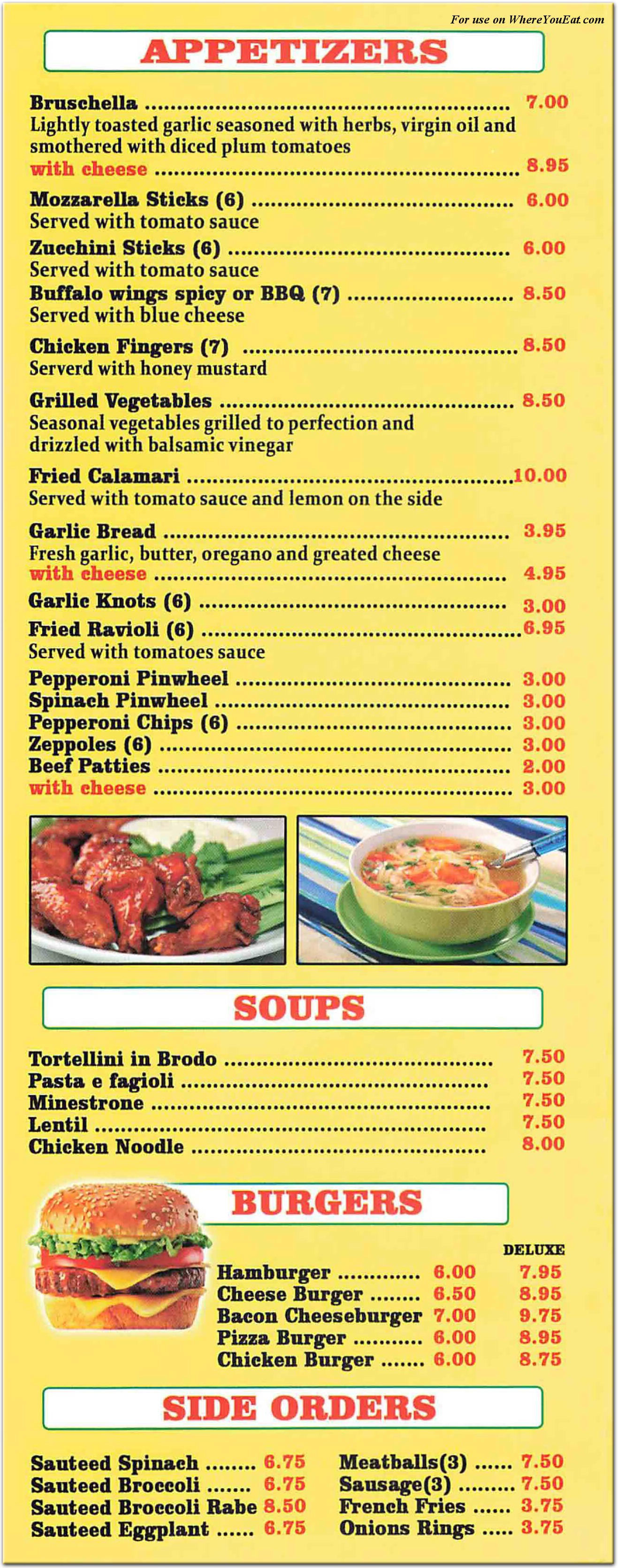 Geo's Pizzeria & Restaurant Restaurant in Queens / Menus & Photos