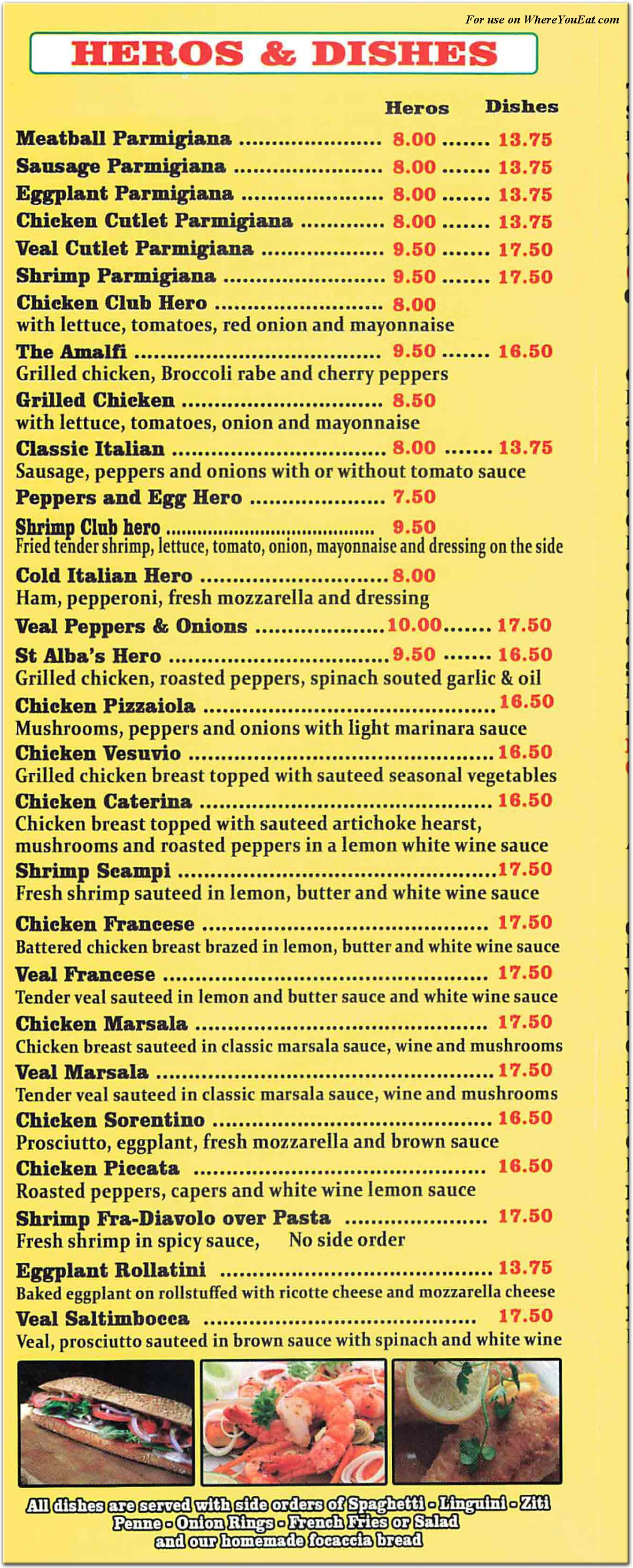 Geo's Pizzeria & Restaurant Restaurant in Queens / Official Menus & Photos