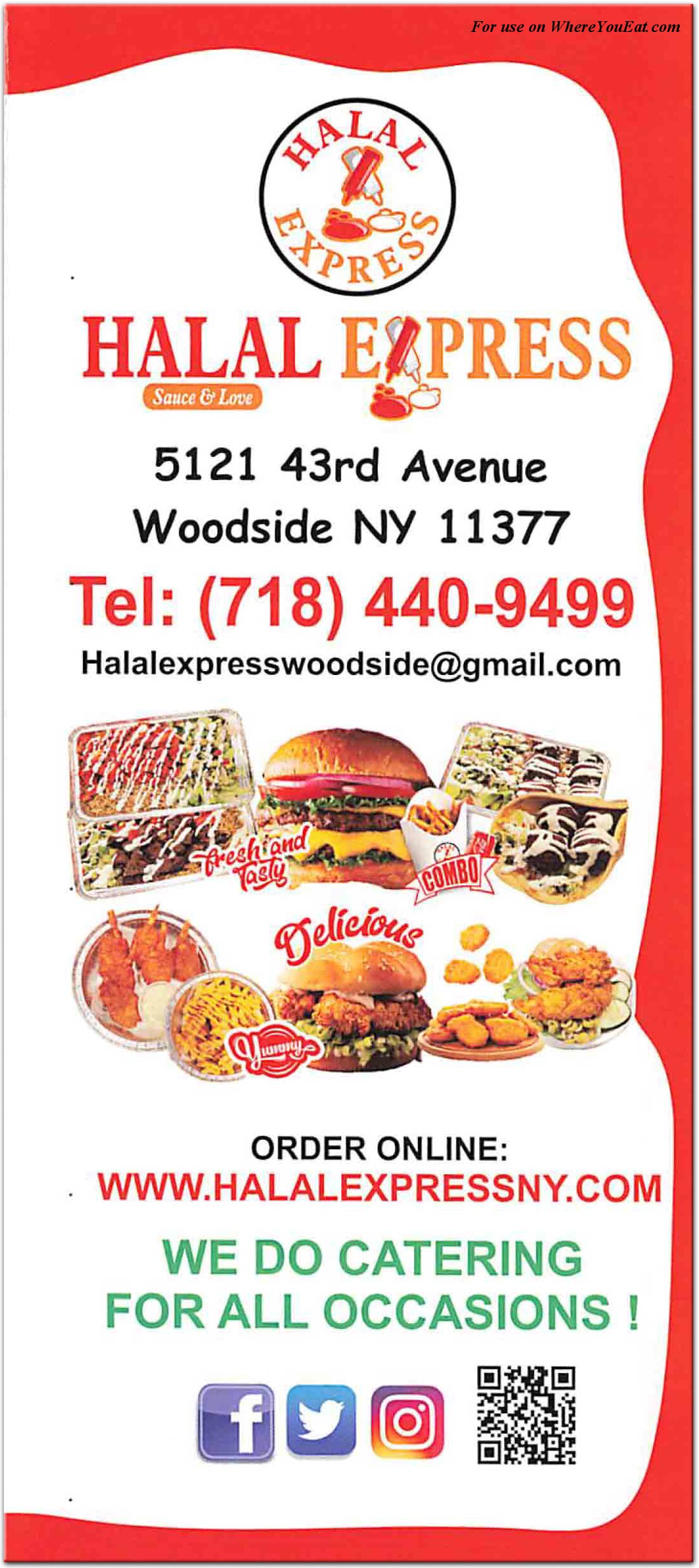 Halal Express Restaurant in Queens / Menus & Photos