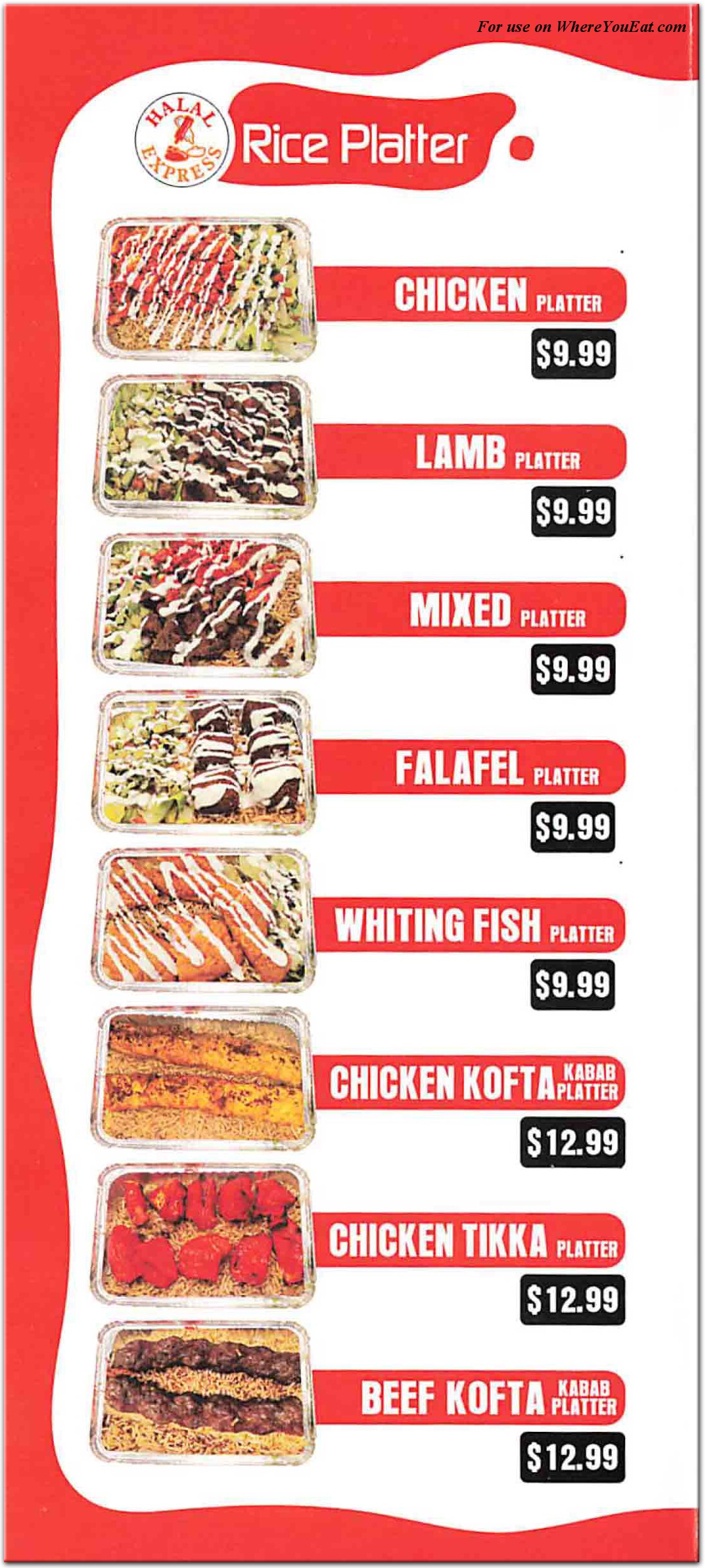 Halal Express Restaurant in Queens / Menus & Photos