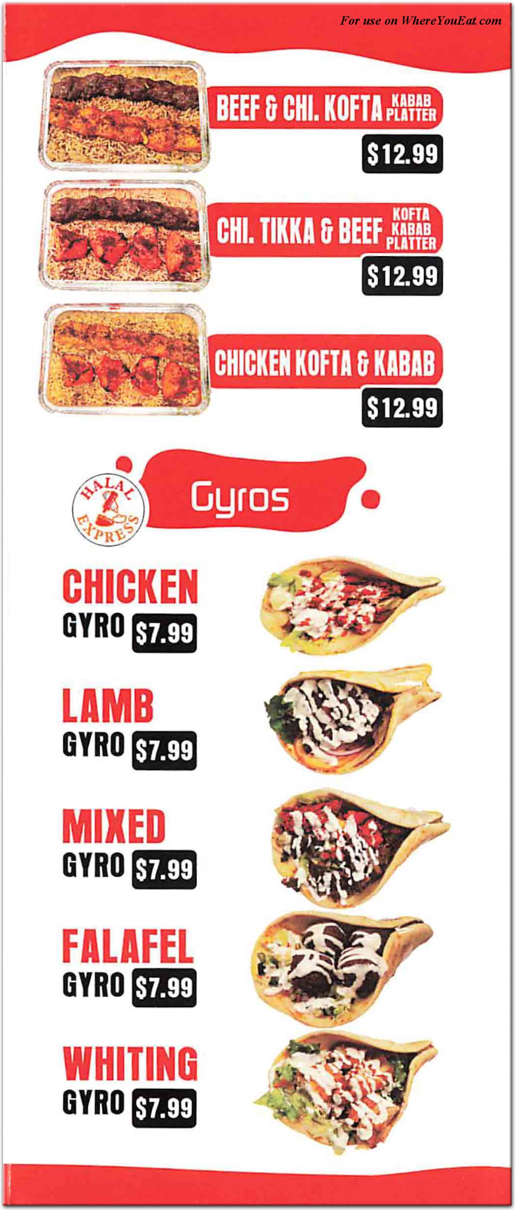 Halal Express Restaurant in Queens / Menus & Photos