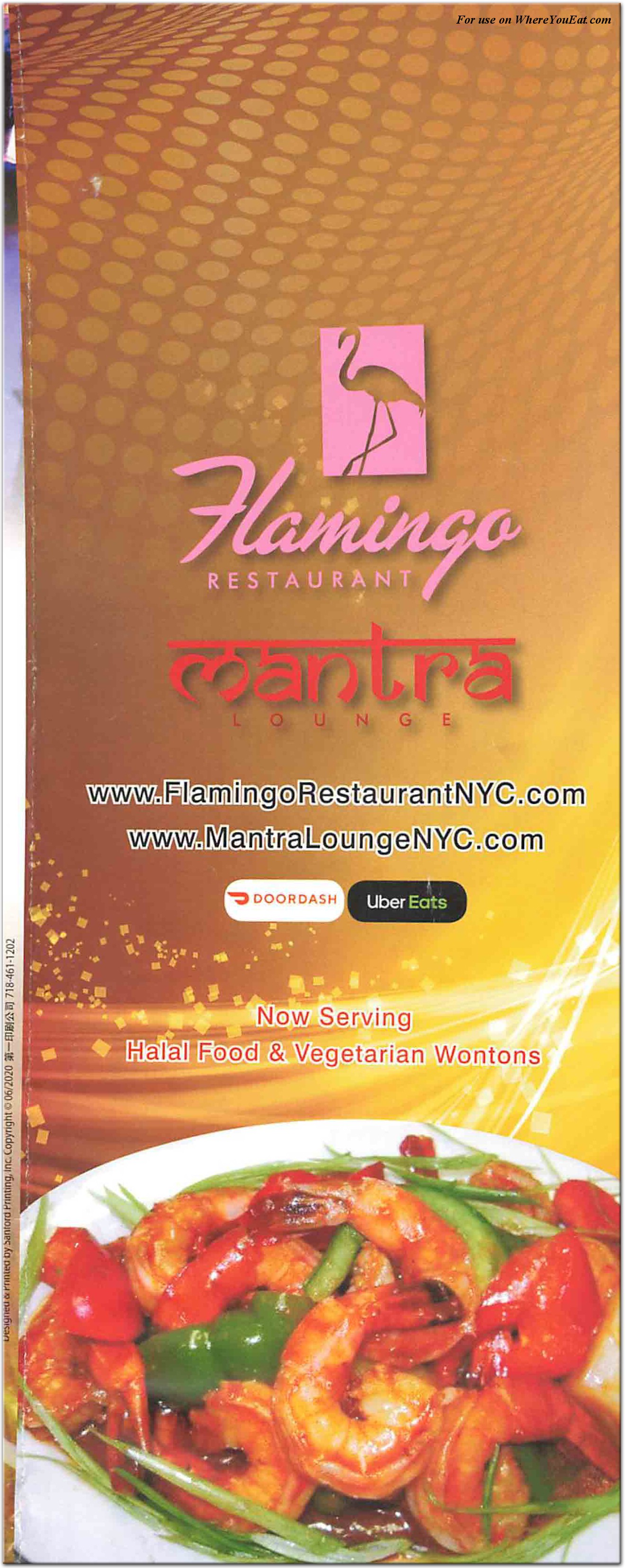 Flamingo Restaurant in Queens / Menus & Photos