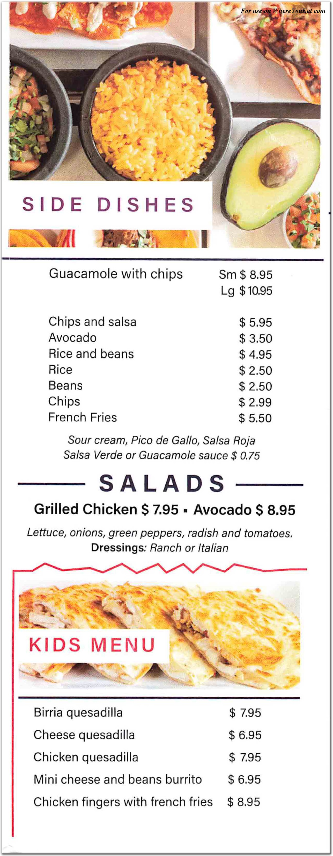 Homemade Taqueria Restaurant in Queens / Official Menus & Photos