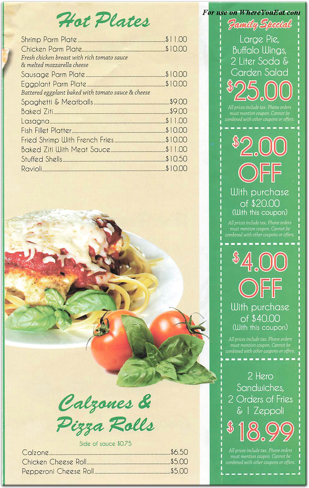 Pizza Place Restaurant in The Bronx / Menus & Photos