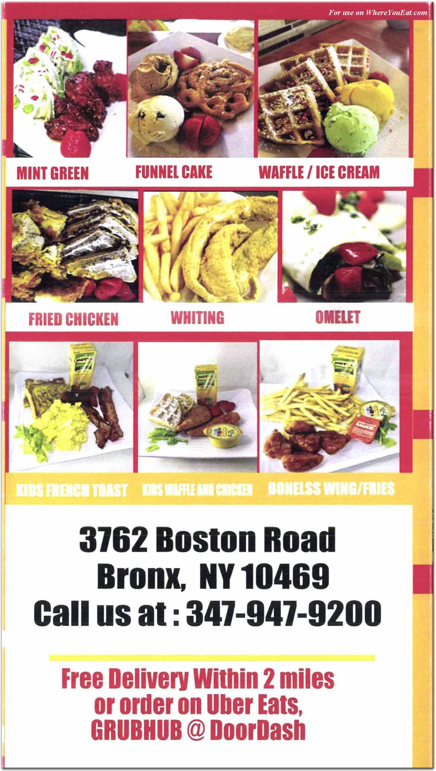 Kori's Restaurant in The Bronx / Menus & Photos
