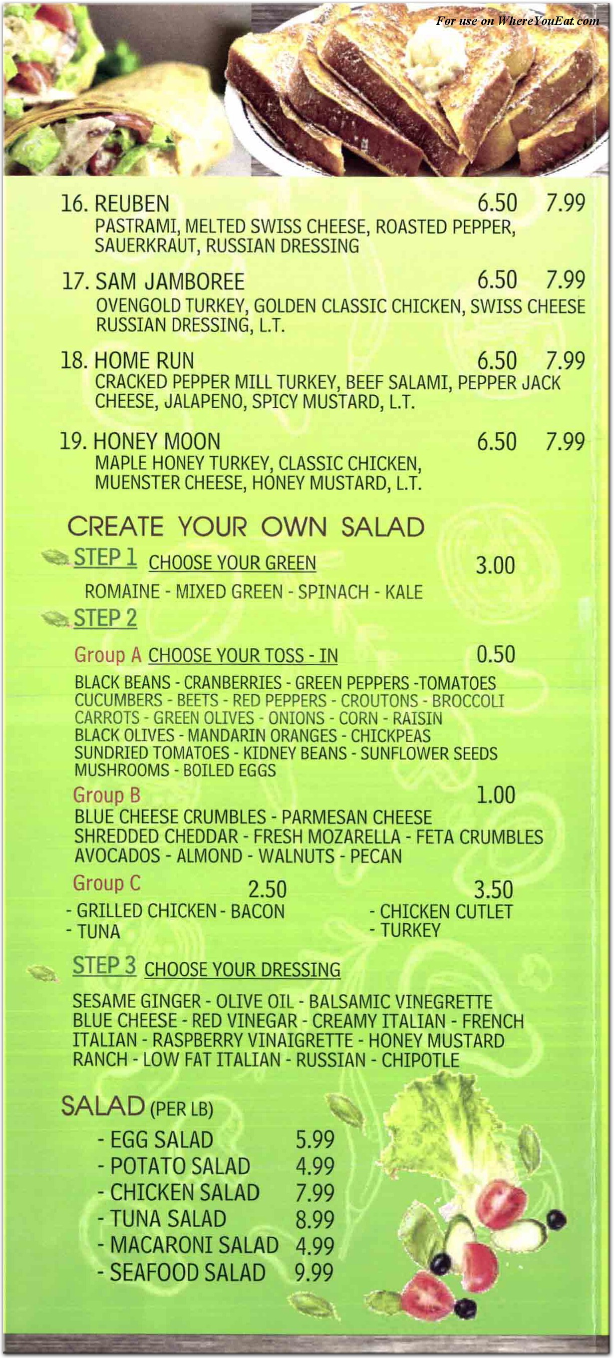 La Liga Deli Food Restaurant in The Bronx / Menus & Photos