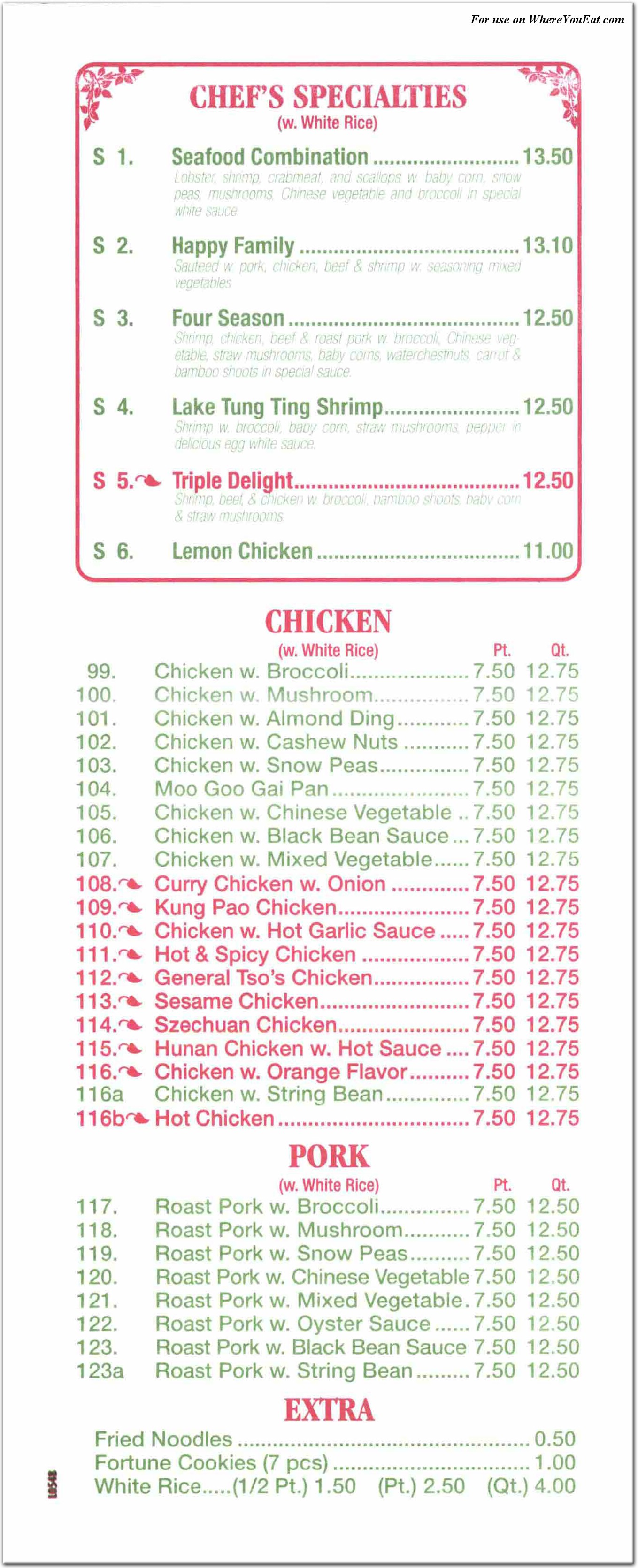 Lok Hin Restaurant in The Bronx / Menus & Photos