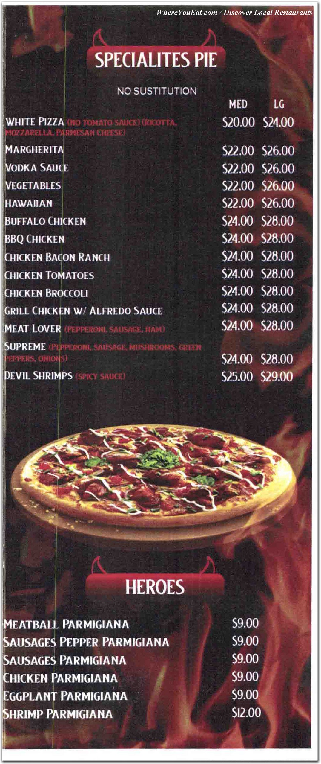 St Lawrence Pizza Restaurant in The Bronx / Menus & Photos