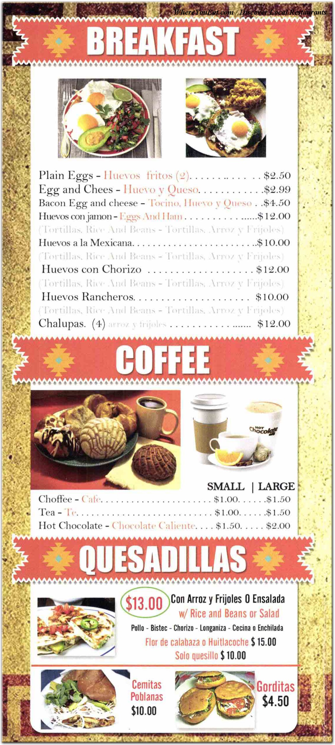 Texmex Restaurant in The Bronx / Menus & Photos