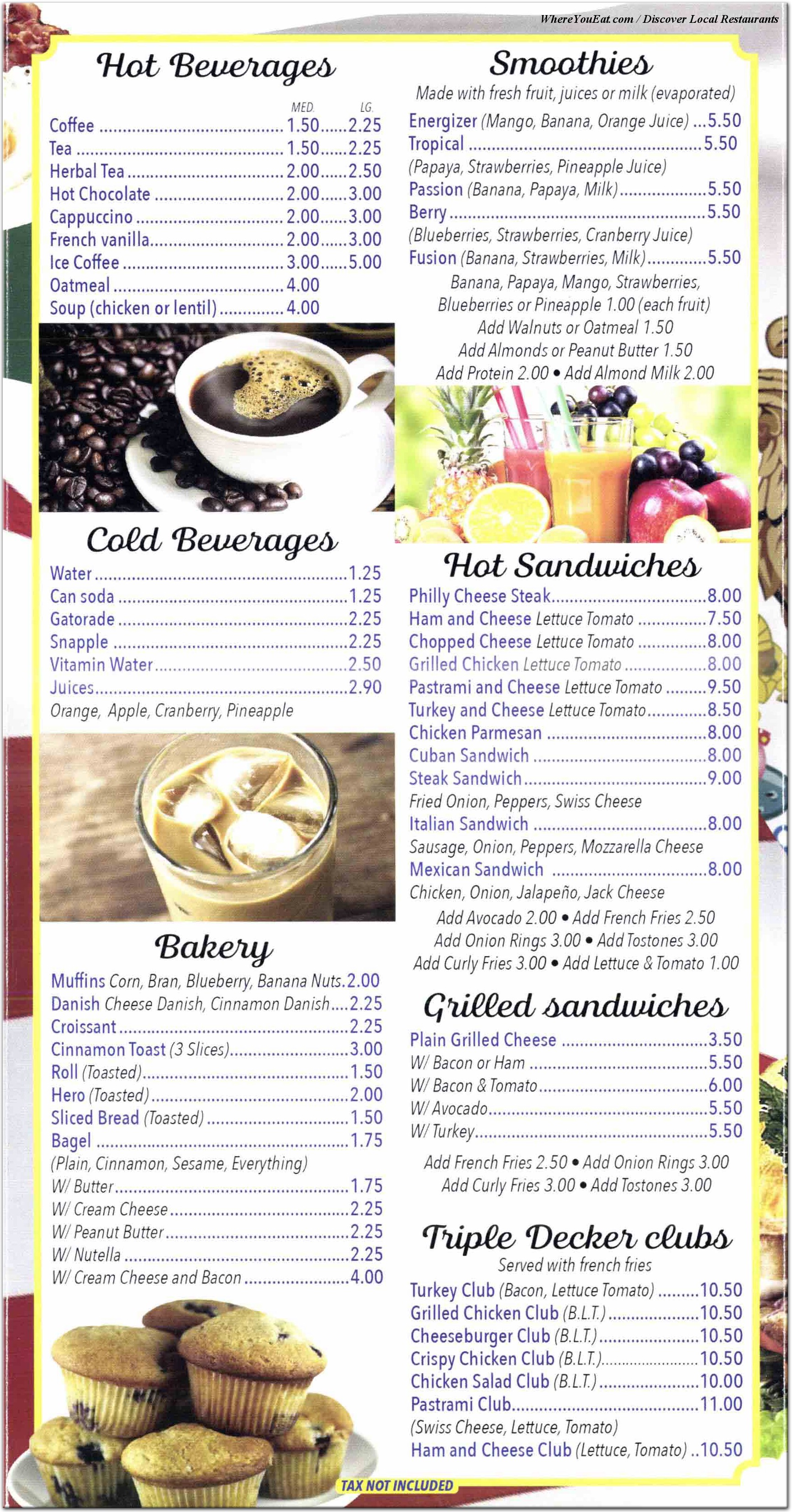 Two In One Restaurant in The Bronx / Menus & Photos