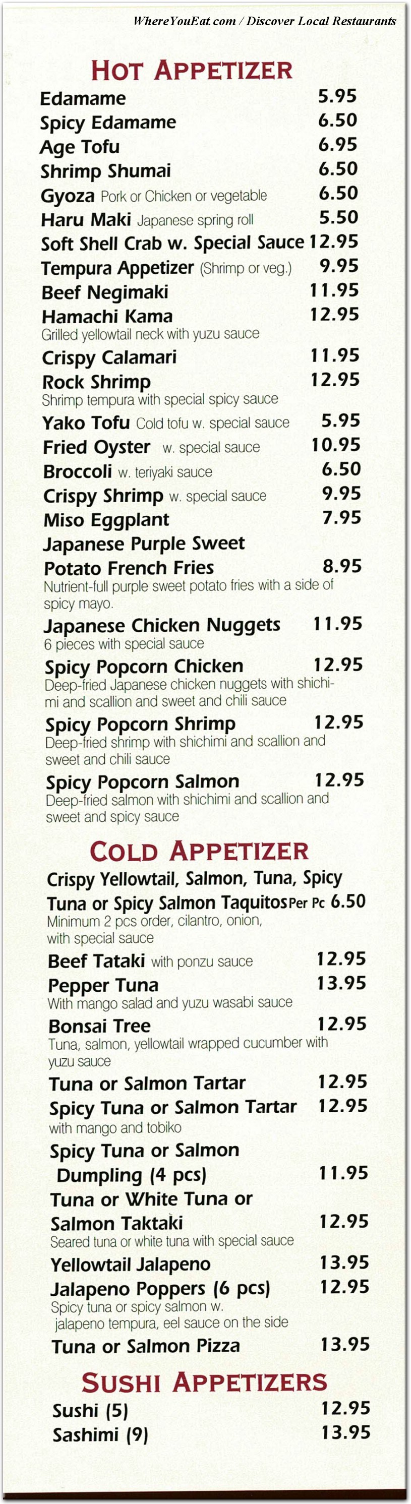 Abe Sushi Restaurant in Brooklyn / Menus & Photos