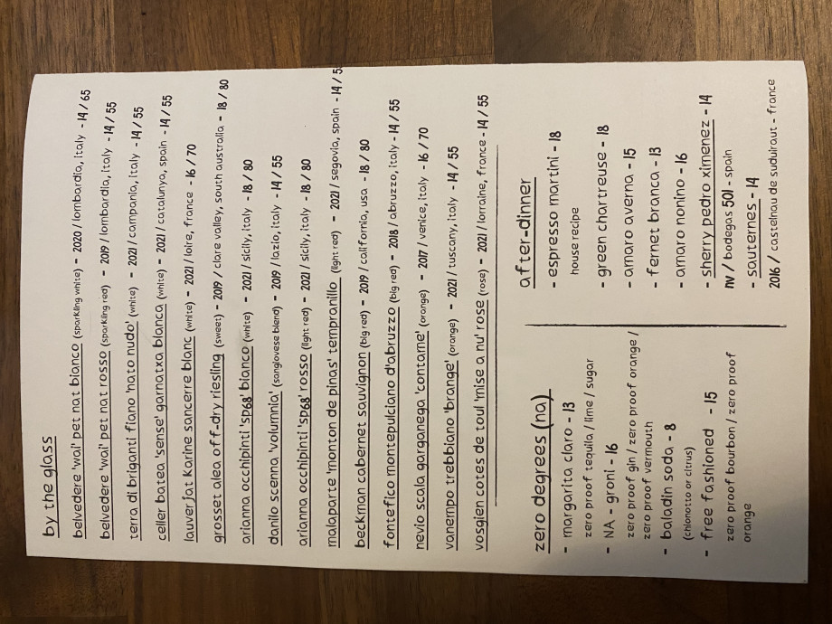 Achilles Wine Bar Restaurant in Staten Island / Menus & Photos