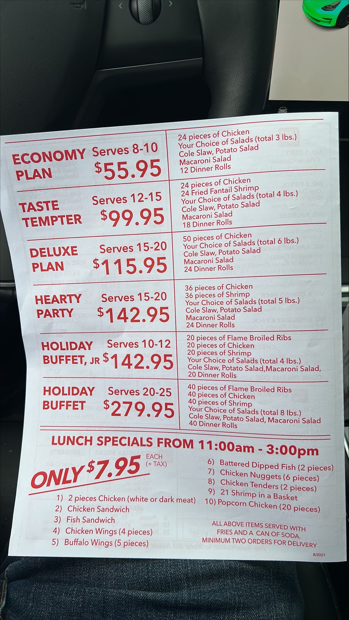 Chicken Holiday NJ Restaurant in New Jersey / Menus & Photos