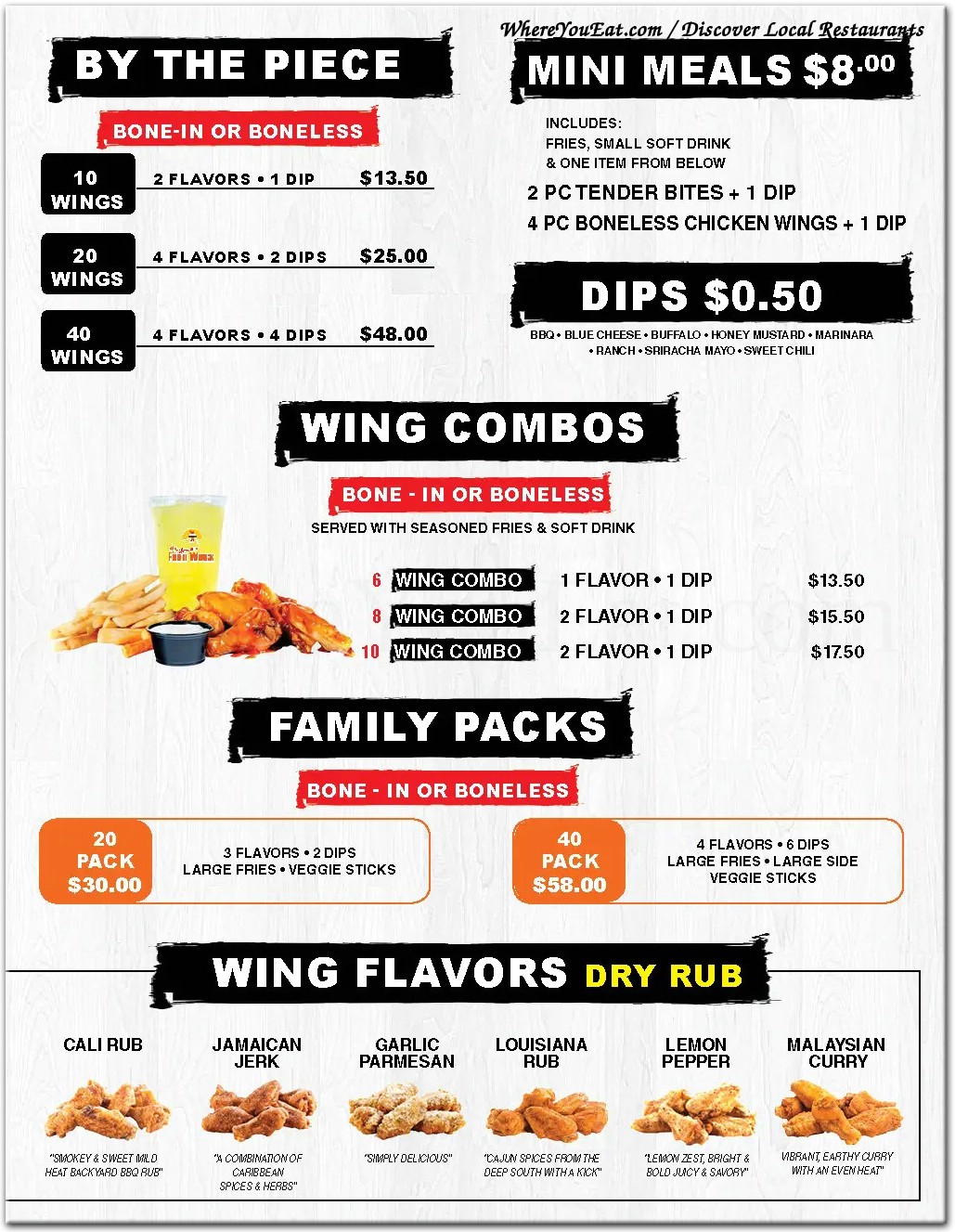 Hawaiian Fried Wings Restaurant in Brooklyn / Menus & Photos