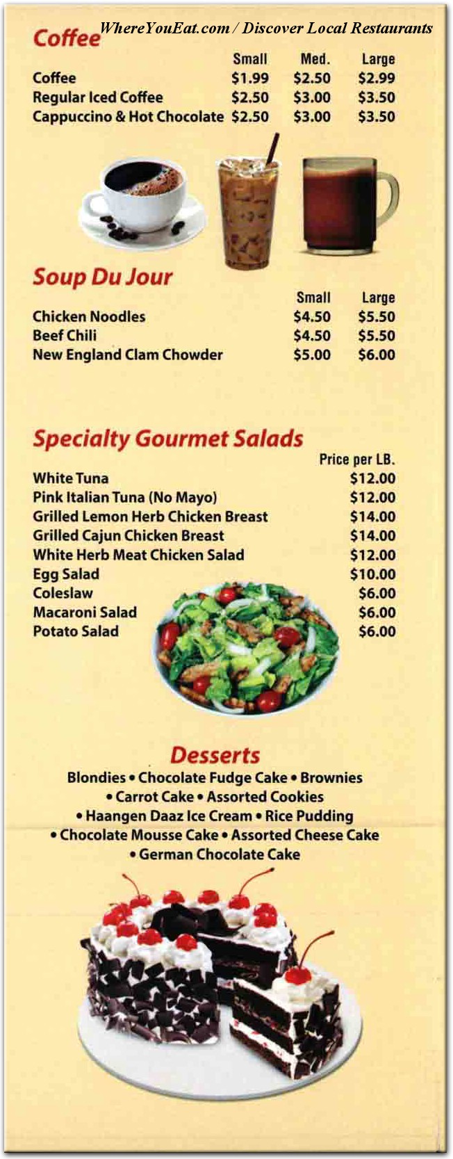 Chelsea's Signature Deli Restaurant in Manhattan / Menus & Photos