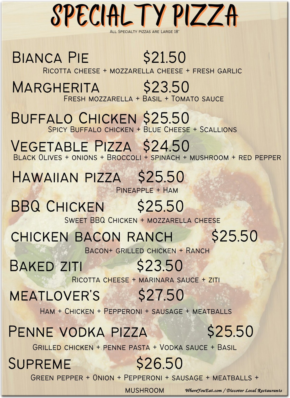 Luigi's Pizza Restaurant in Brooklyn / Menus & Photos