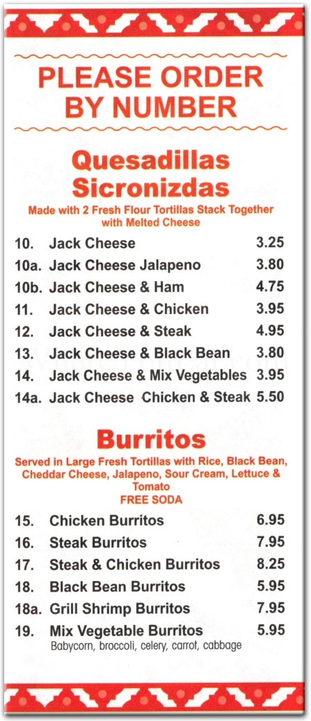 Taco Fajita Restaurant in Brooklyn / Official Menus & Photos