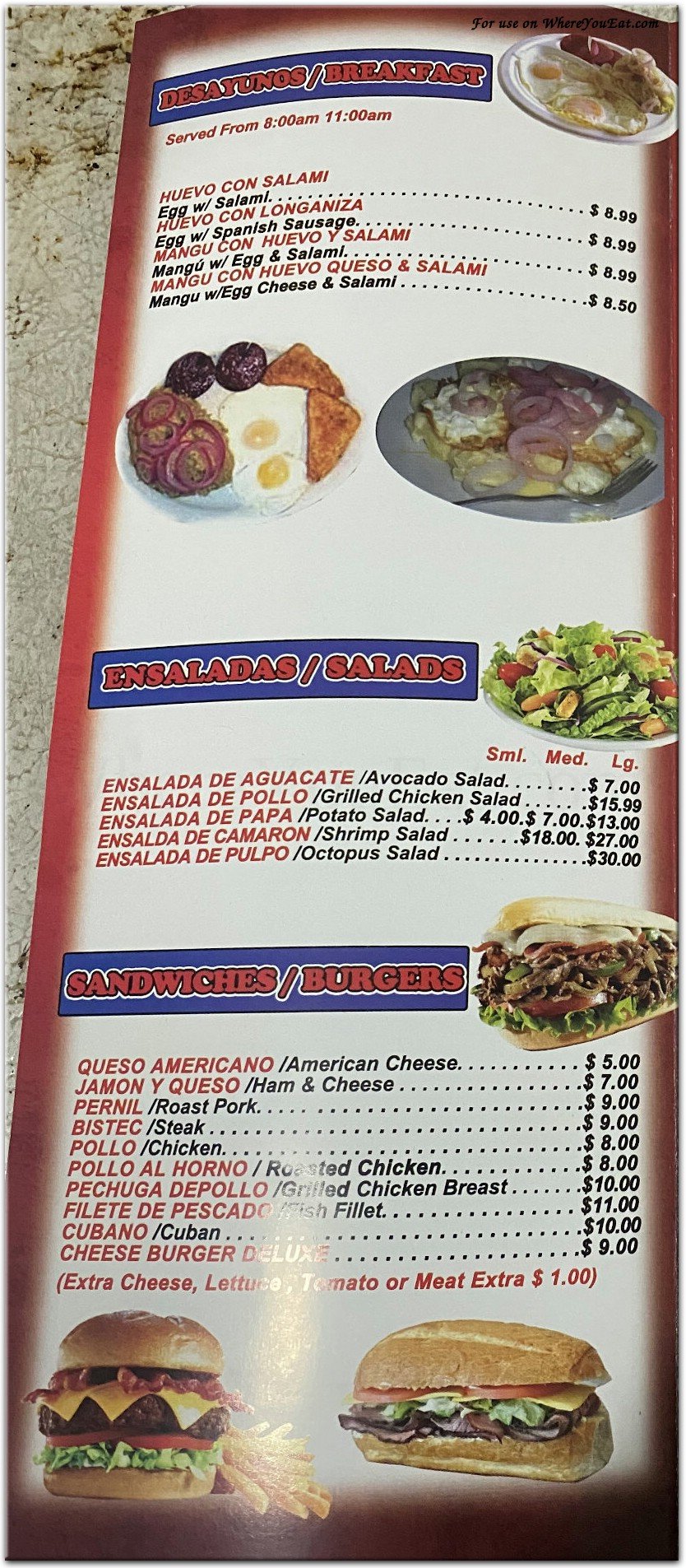 El Malecon Restaurant Restaurant in Brooklyn / Official Menus & Photos