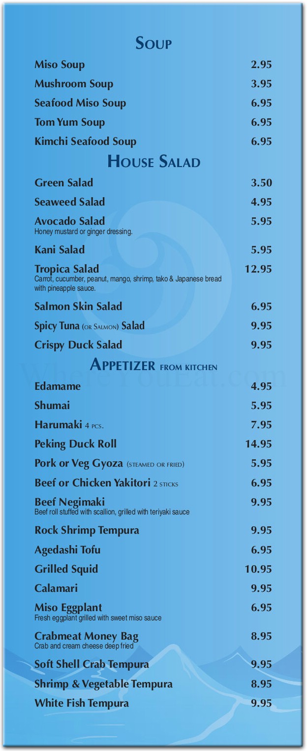 Ocean Sushi Restaurant in Staten Island / Menus & Photos