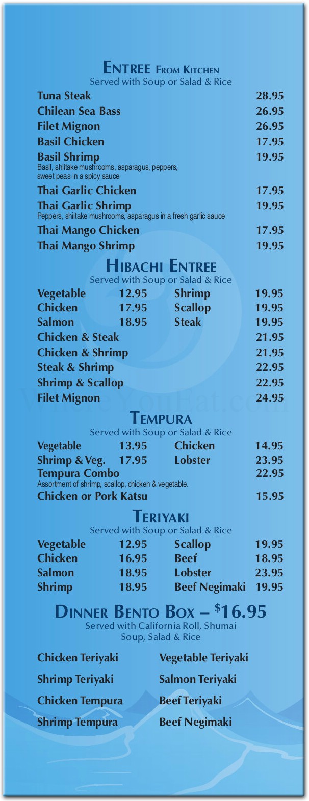 Ocean Sushi Restaurant in Staten Island / Official Menus & Photos