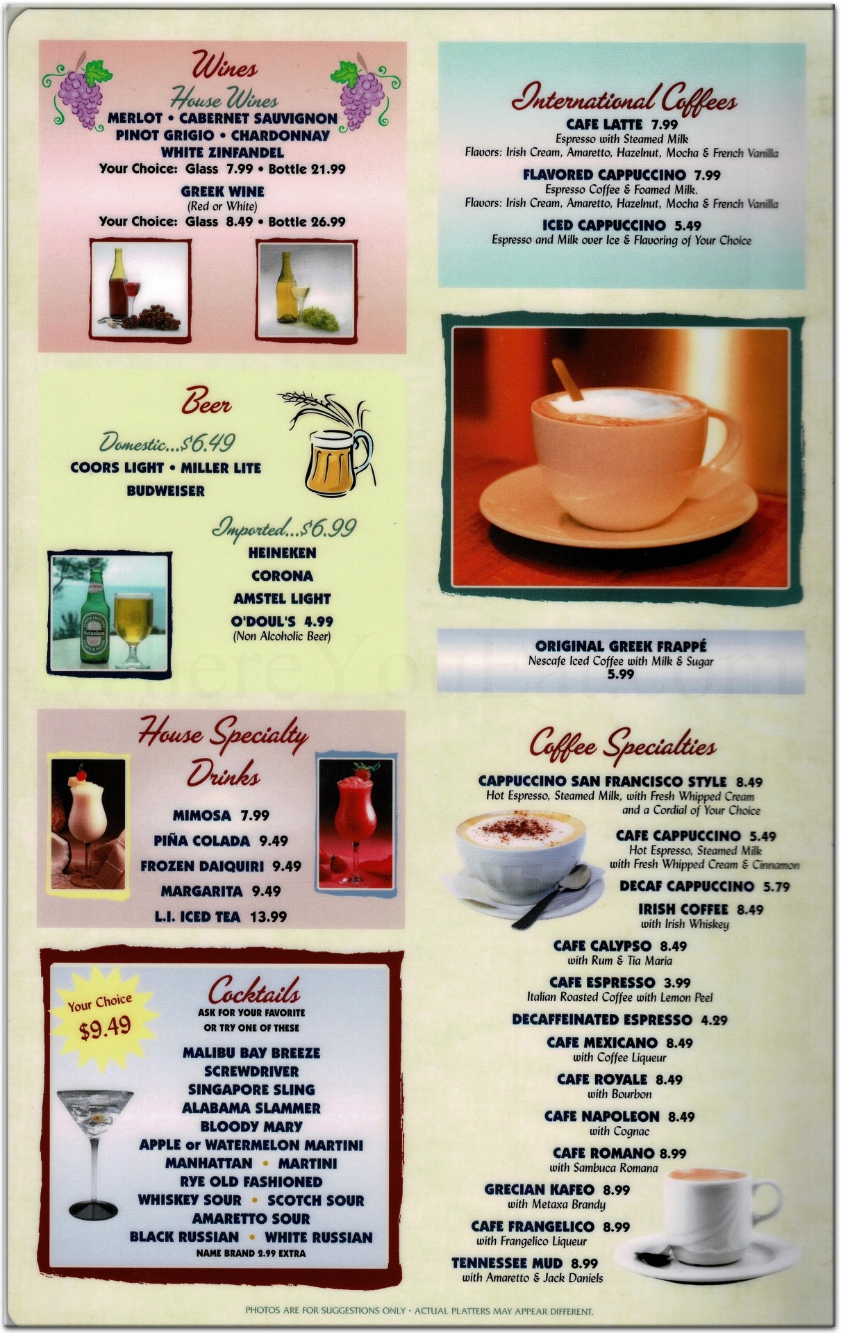 Mike's Place-Hylan Restaurant in Staten Island / Official Menus & Photos