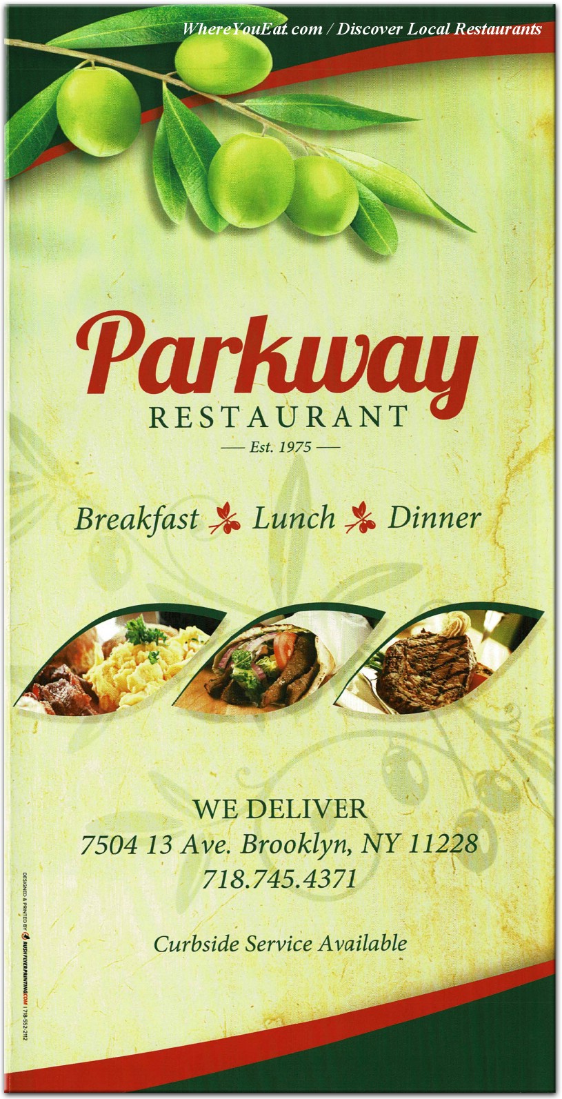 Parkway Restaurant Restaurant in Brooklyn / Menus & Photos