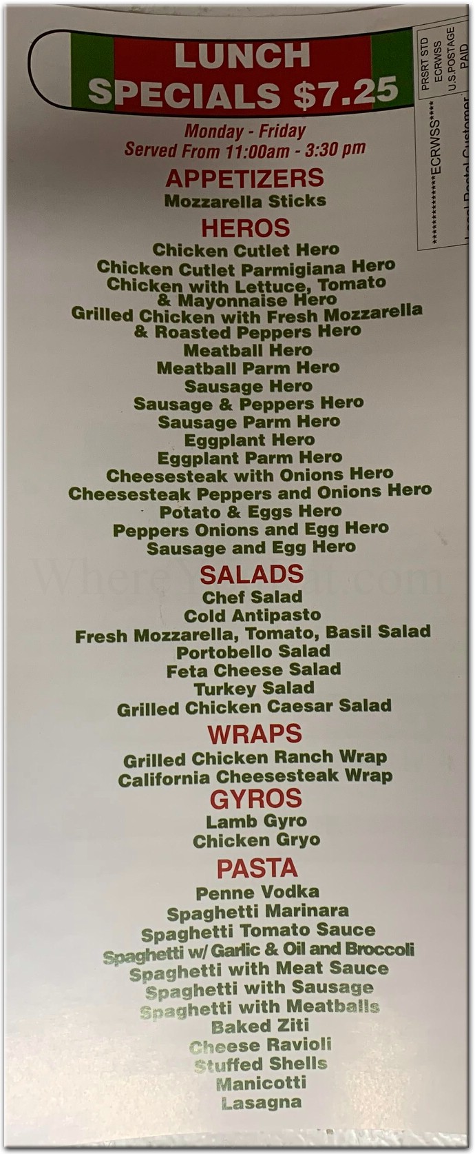 Avanti's Pizza Restaurant in Staten Island / Official Menus & Photos