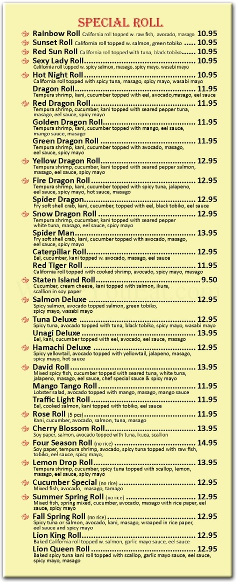 Jac Mao Restaurant in Staten Island / Official Menus & Photos