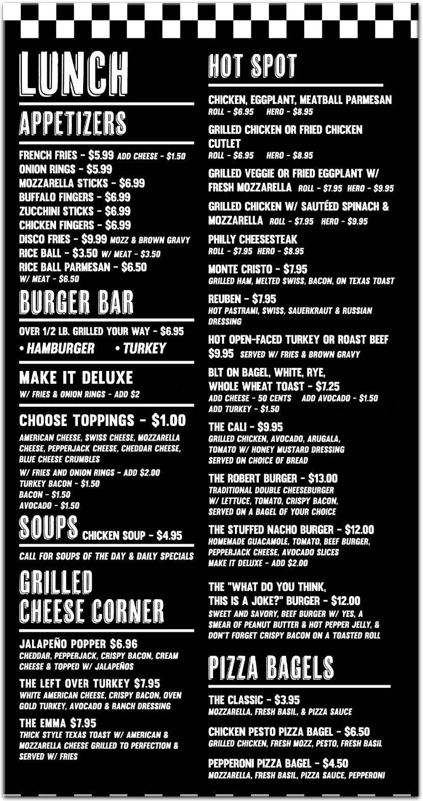 Not Just Bagels Hylan Restaurant in Staten Island / Official Menus & Photos