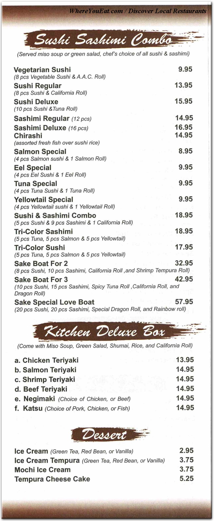 Sake Sushi Restaurant in Brooklyn / Menus & Photos