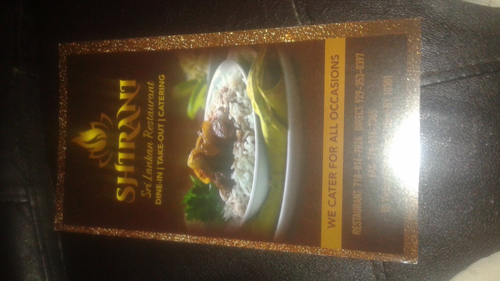 Shirani Restaurant in Staten Island / Menus & Photos